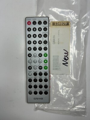 Craig CTFT701 Portable DVD Player Remote Control, Silver - OEM NOS | eBay