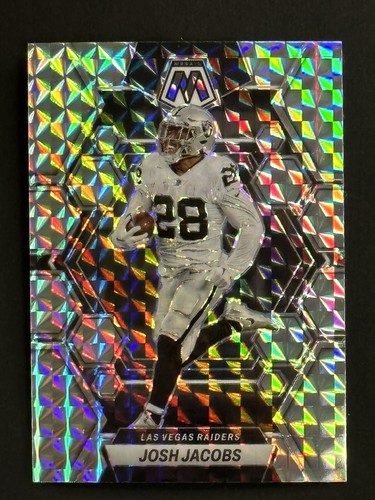 2023 Mosaic Football Josh Jacobs Silver Mosaic Prizm | eBay