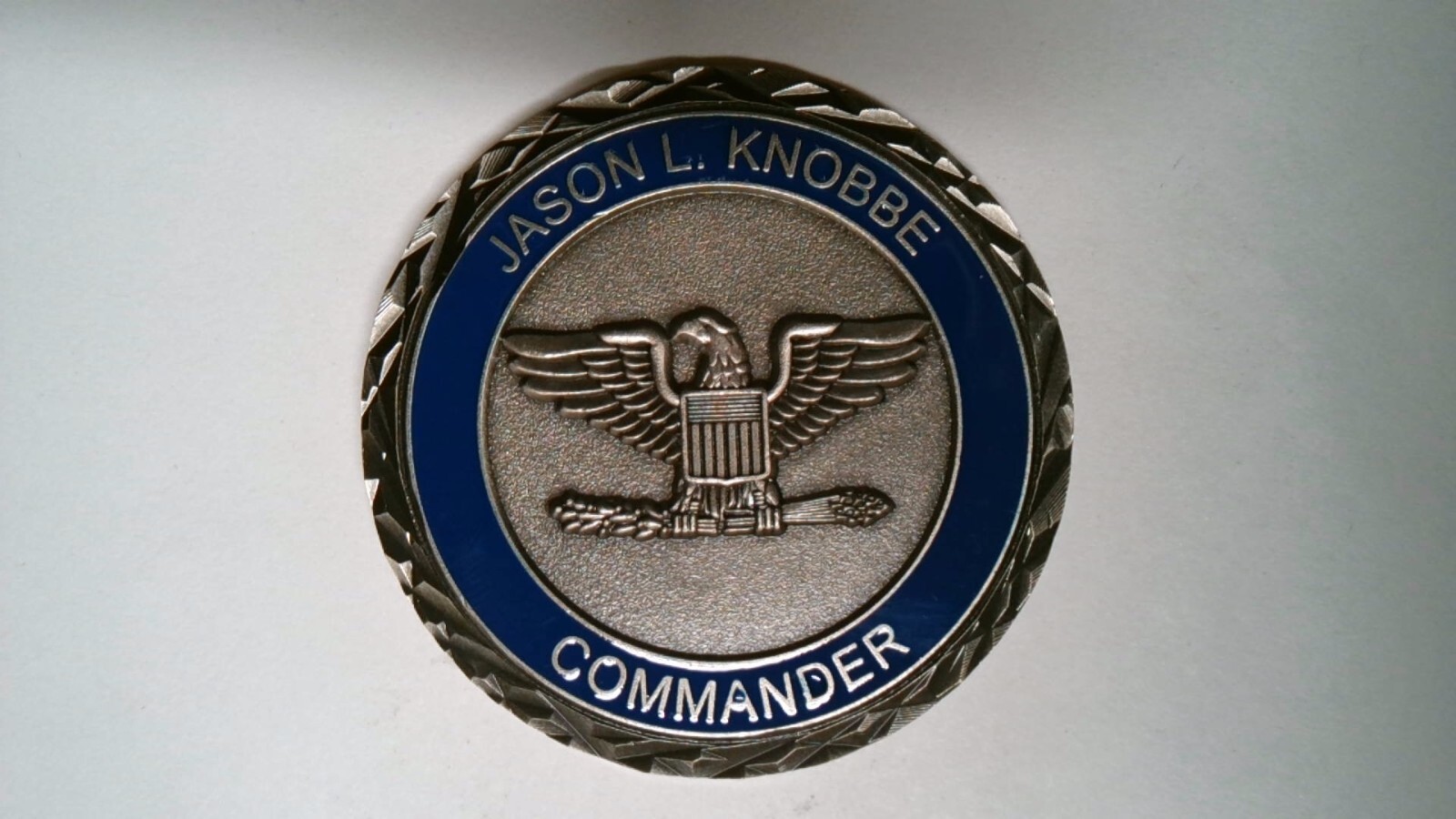 CHALLENGE COIN NATIONAL GUARD RECRUITER FIGHTING JAYHAWKS JASON L ...