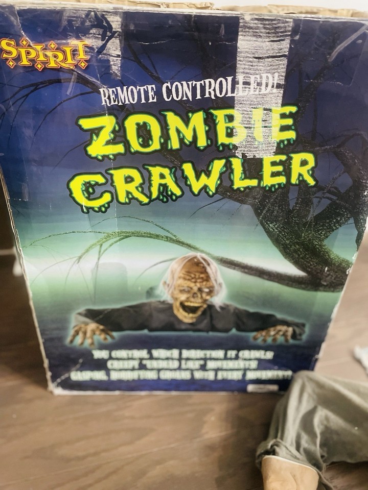 Spirit Halloween 2011 Rare HTF Remote Control Zombie Crawler | eBay