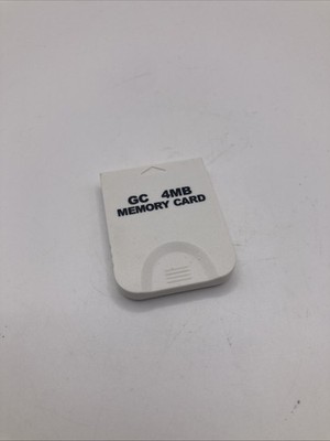 4MB memory card GameCube GC game memory card WHITE | eBay