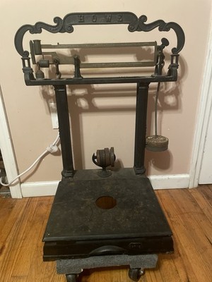 Antique Howe Platform Weighing Scale (Manufactured 1891) | eBay