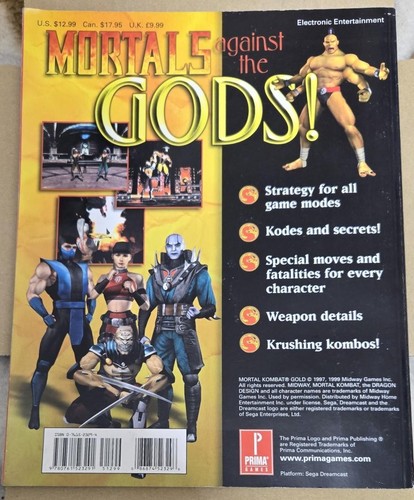 Mortal Kombat Official Strategy Guide #PCBKZ0 | eBay
