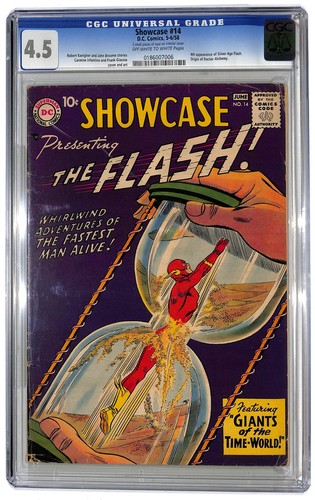 Showcase #14 CGC 4.5 4th App Silver Age Flash Frank Giacoia Cover (XO ...