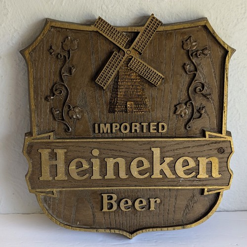Vintage Plastic & Foam Heineken Imported Beer Sign 12"x11.5" TZ | eBay