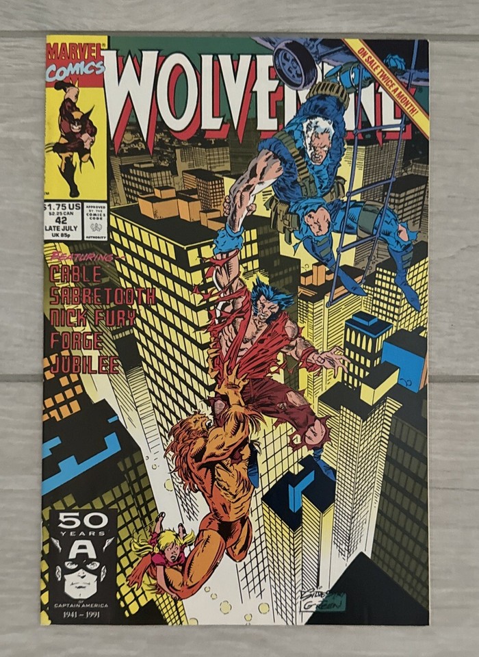 Wolverine Comic Numbers 39 40 41 42 bundle Hama Silvestri Marvel Comics ...