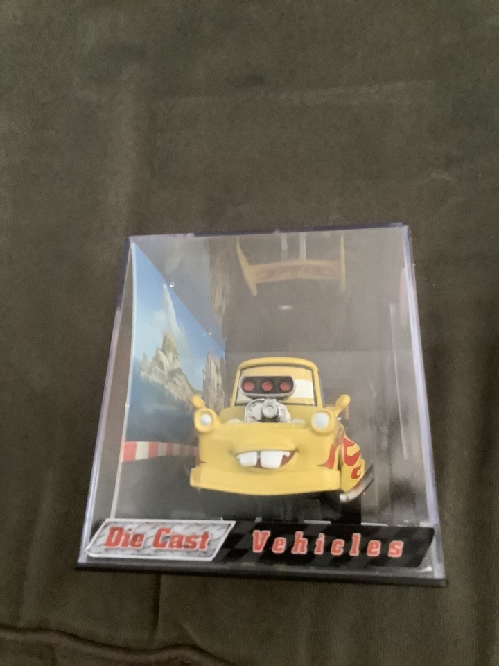 Disney Pixar Cars 2 Drag Star Mater. In Case. New Purchased from Disney ...