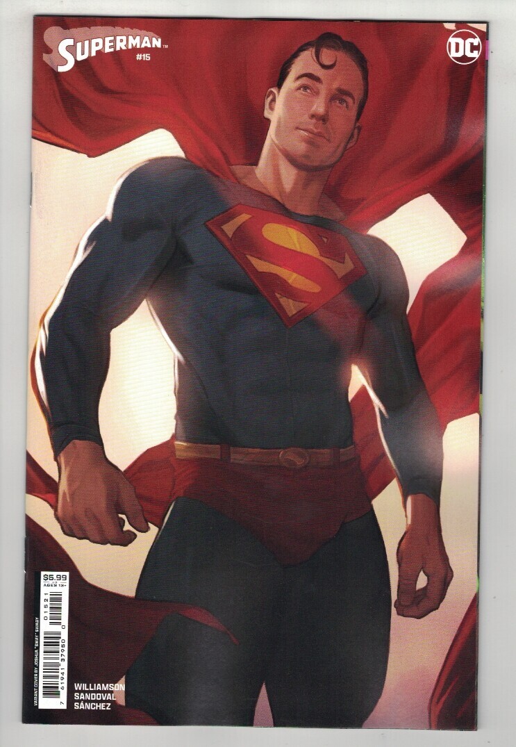 SUPERMAN #15- JOSHUA "SWAY" SWABY CARDSTOCK VARIANT COVER - DC COMICS/2024 | eBay