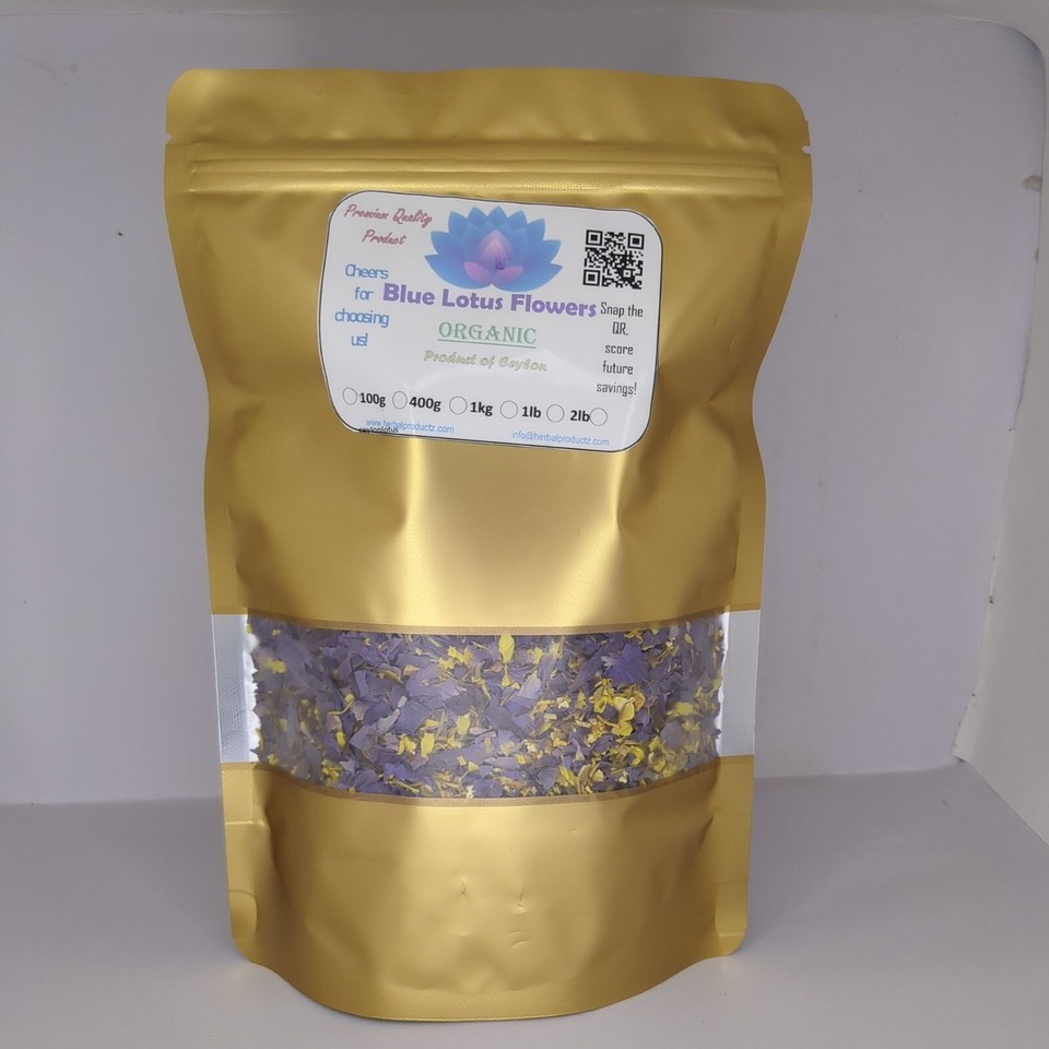 Dried BLUE LOTUS, Nymphaea Caerulea Organic Herbal Hand Picked Flowers ...