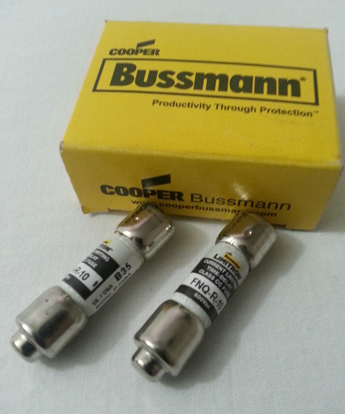 Bussmann FNQ-R-10 600V Electrical Fuse - Silver for sale online | eBay