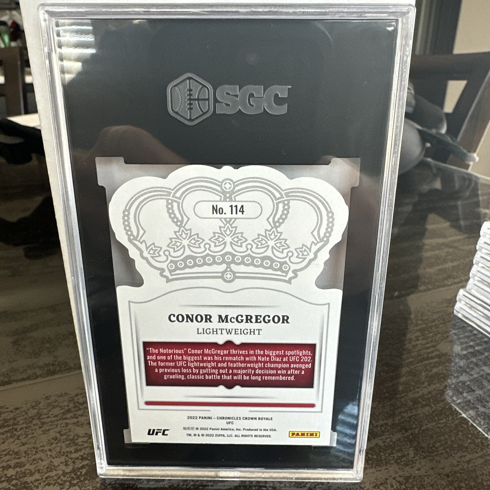 2022 Panini Chronicles UFC - Crown Royale #114 Conor McGregor for sale ...