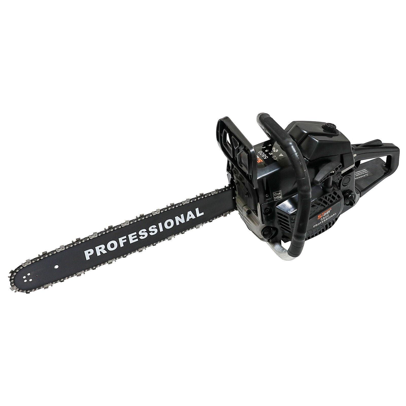 Black 58cc Chainsaw 20" Gasoline Powered Chain Saws Engine Cutting Wood ...