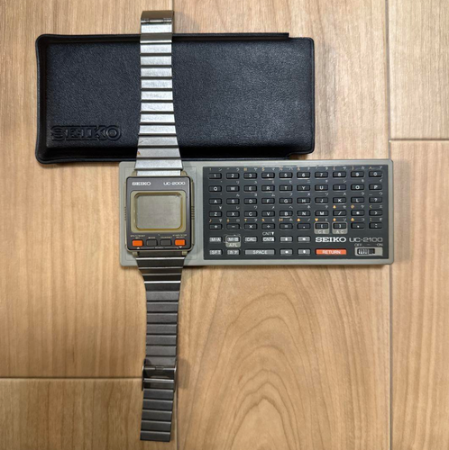 SEIKO Computer watch & console & keyboard UC-2000 UC-2100 UC-2200 Set ...