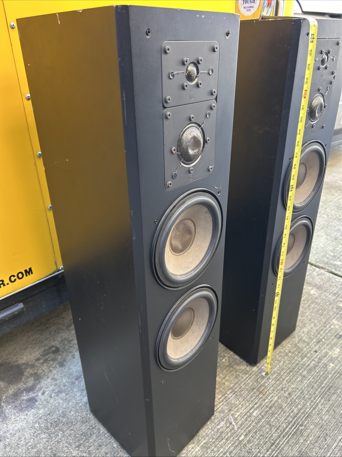 ADS L1090/2 Vintage Black High Fidelity Floor Tower Speakers TESTED ...