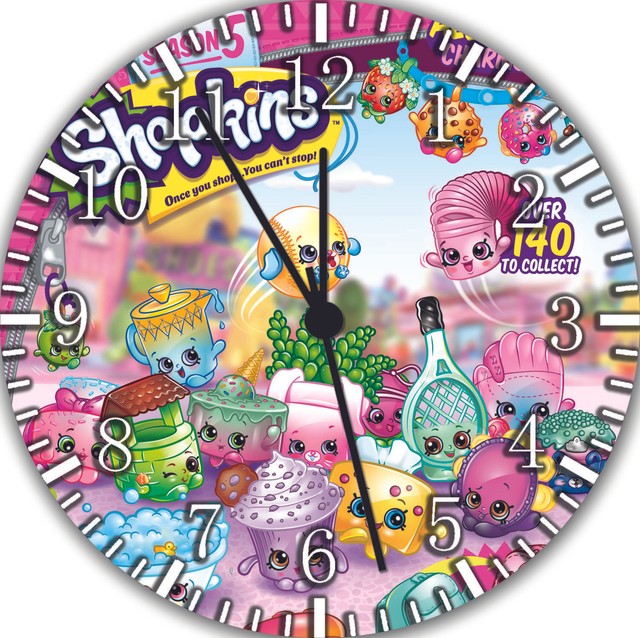 Shopkins Frameless Borderless Wall Clock For Gifts or Decor E497 for ...