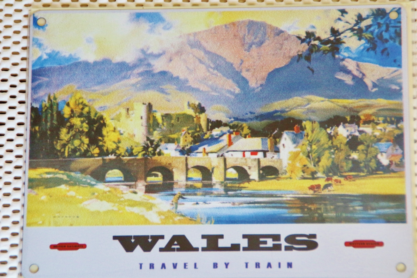 Wales L-N-E-R repo metal wall sign 8" x 6" | eBay UK