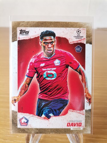 Topps UCL Gold Champions League 2021/22 Jonathan David Rookie Card RC ...