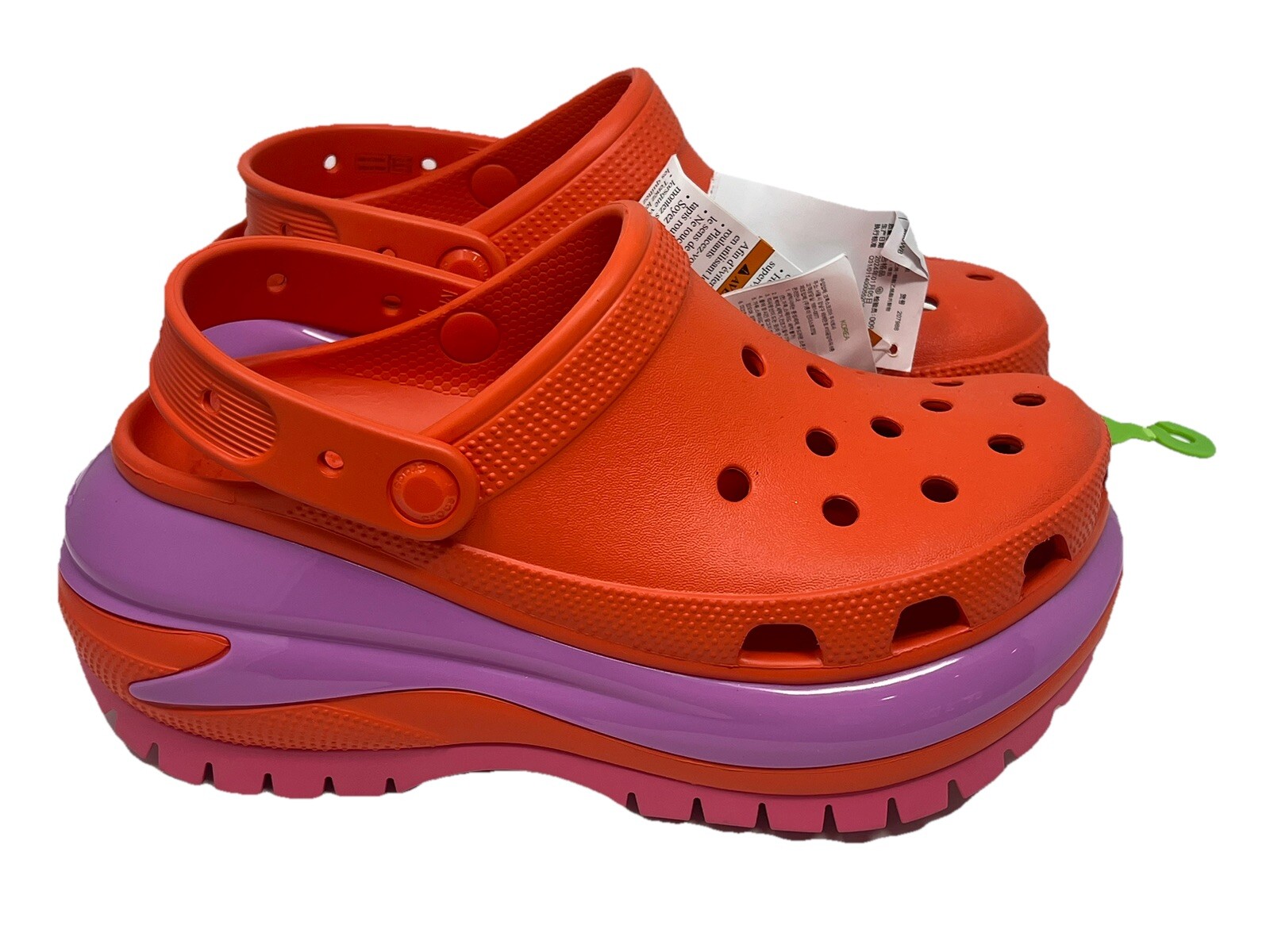CROCS Mega Crush Clog Women's size Lava NEW | eBay