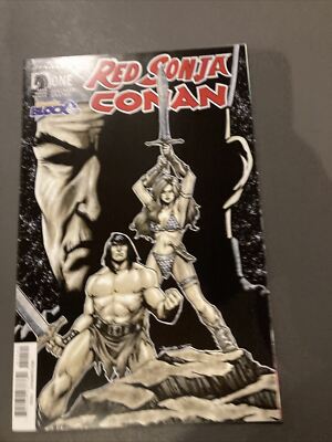 Red Sonja/Conan #1 - Nerd blocks comics variant - dynamite/ dark horse ...
