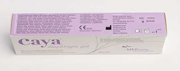 Caya Contraceptive Barrier Gel for Diaphragms etc 60mL tube | eBay
