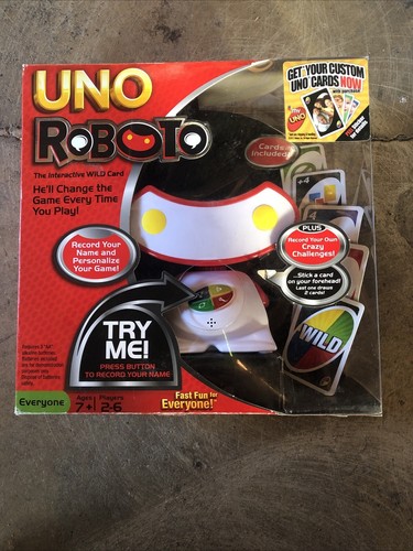Mattel 2010 Uno Roboto 40th Anniversary Damaged Box | eBay