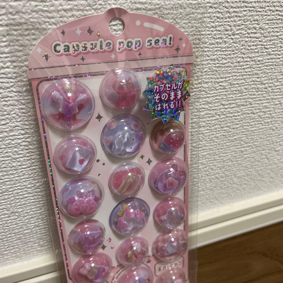 Capsule Pop Seal Pink Pop/Momoiro Bonbon Uruchuru | eBay