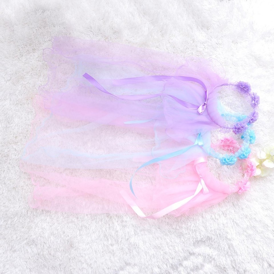 3 Pcs Flower Girl Wreath Headband Girls Hair Accessories Flowers for ...