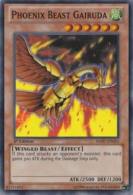 Phoenix Beast Gairuda - HA07-EN033 - Super Rare - Unlimited Edition NM ...