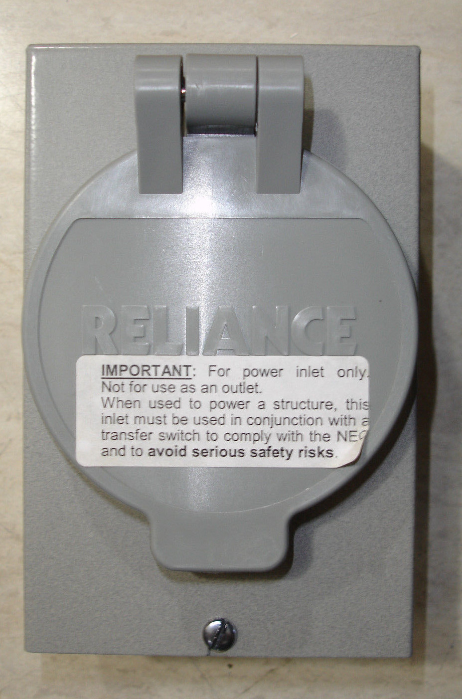 Complete Generator Transfer Switch Panel Breakers & Receptacle 20,30 ...