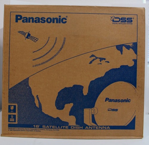 PANASONIC 18 " DSS SATELLITE DISH ANTENNA DIRECTV-DIGITAL SATELLITE ...