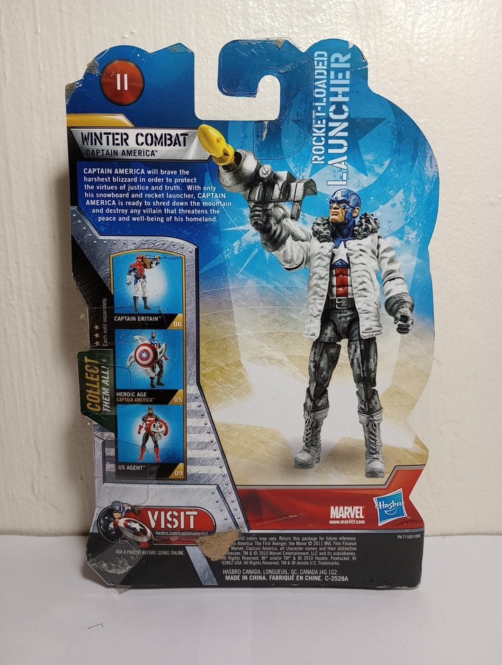 2011 Marvel Captain America Concept Series #11 Winter Combat Figure ...