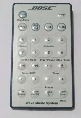 Genuine Bose Wave Music System Remote Control for AWRCC1 AWRCC2 Radio ...