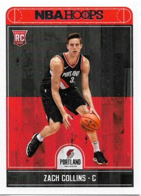 Zach Collins NBA Hoops 17-18 #260 Rookie Card Portland Trail Blazers | eBay