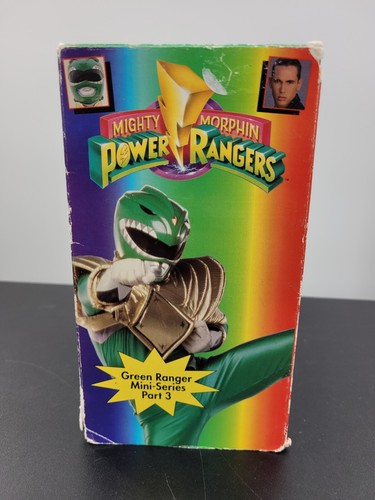 Mighty Morphin Power Rangers Green Evil 3 VHS Tommy Oliver Jason David ...