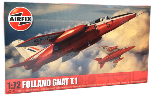 Airfix Folland Gnat T.1 1:72 Scale Plastic Model Airplane Kit A02105 | eBay