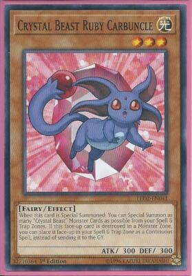 Yugioh - Crystal Beast Ruby Carbuncle - 1st Edition Card | eBay