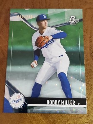 2021 Bowman Platinum Aqua Ice Foilboard 050/250 Bobby Miller #TOP-15 | eBay