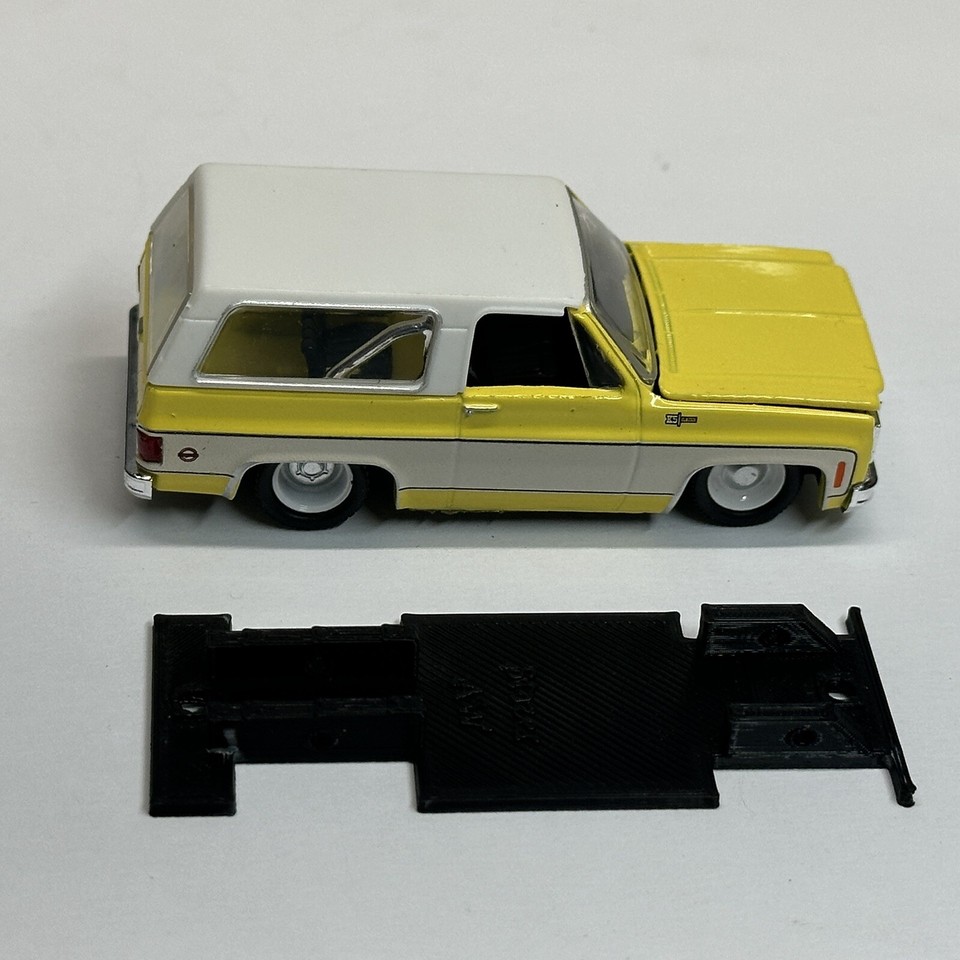 Chevy Blazer K10 Lowered CUSTOM LOWRIDER BASE for M2 Machines 1/64 ...