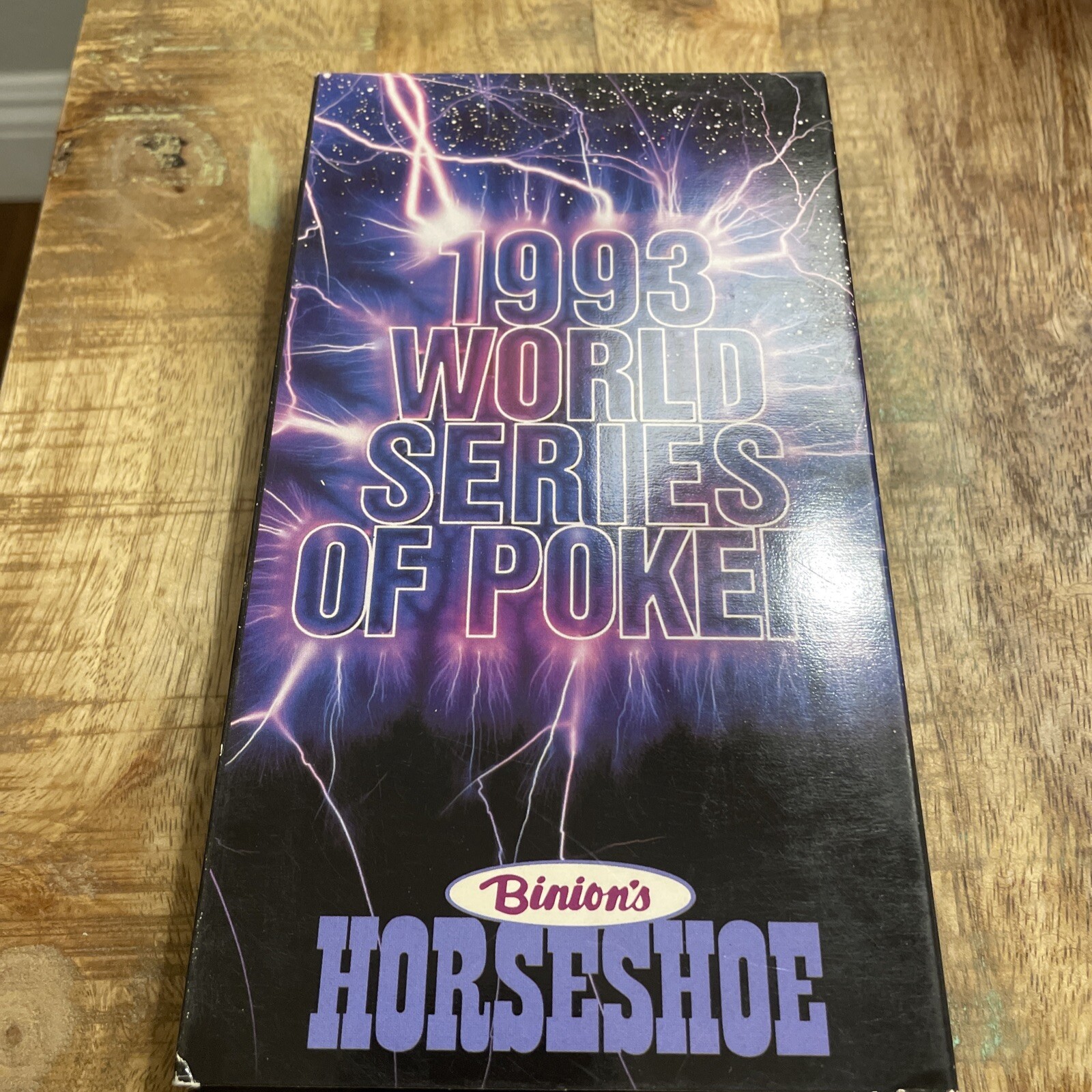 1993 World Series of poker VHS, Jim Bechtel defeats Glenn Cozen Binions ...