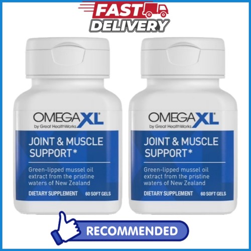 Omega XL 60ct by Great HealthWorks: Small, Potent, Joint Pain Relief ...