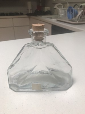 TRIANGLE JAR WITH A CORK | eBay