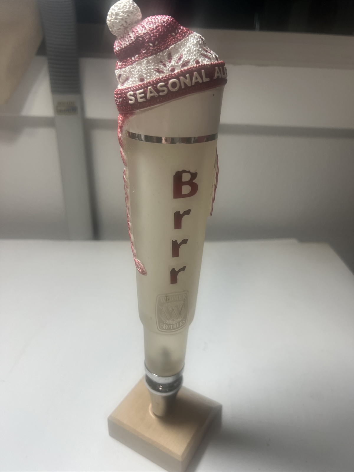 Widmer Brothers Brrr Winter Warmer Seasonal Ale Beer Tap Handle 12 ...