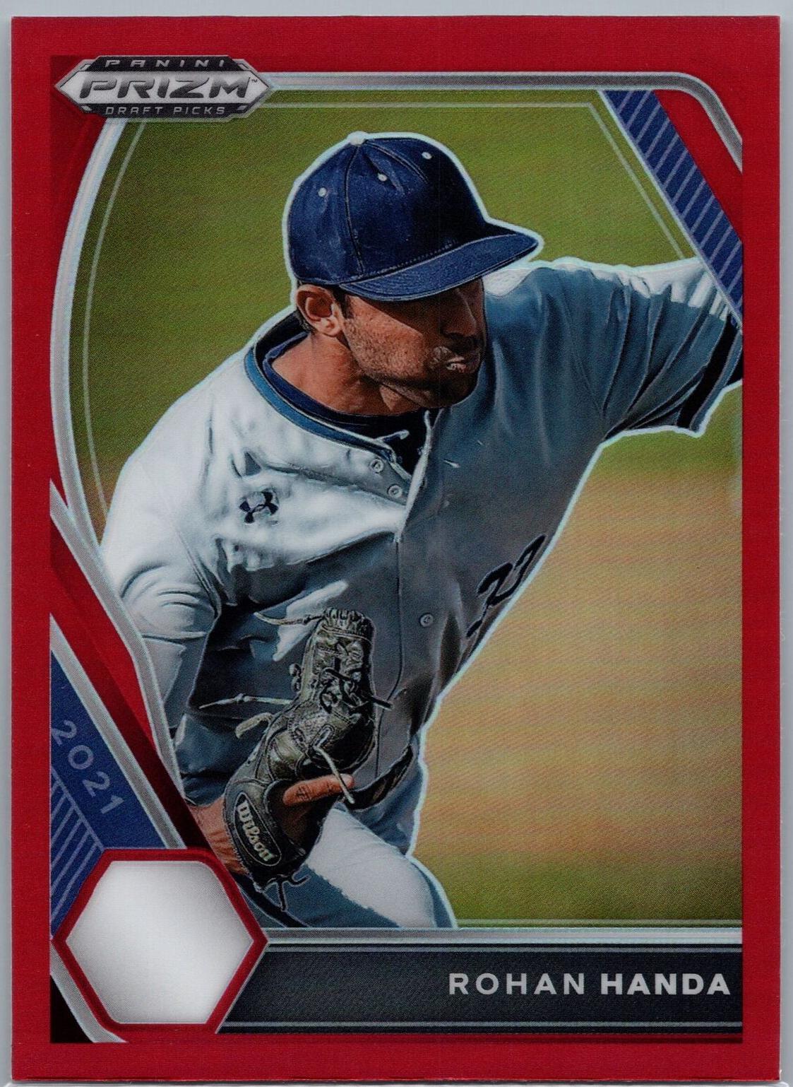 2021 Panini Prizm Draft Picks - Rohan Handa #PDP146 Red Prizm (RC) for ...