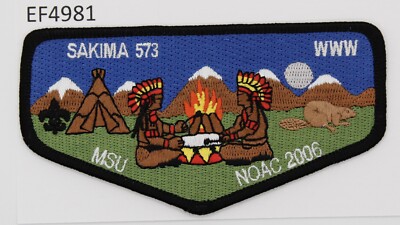 Boy Scout OA Flap Sakima Lodge 573 2006 NOAC | eBay