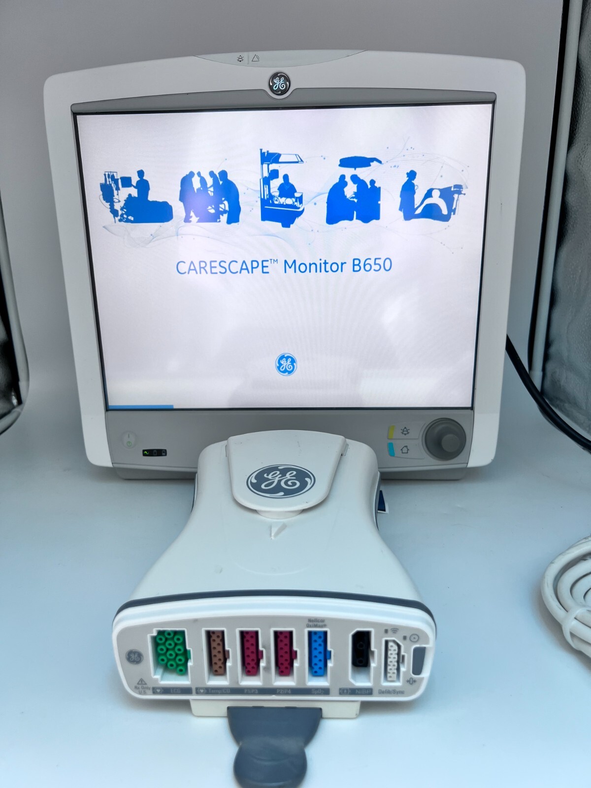 GE Carescape B650 Monitor touchscreen PDM module Post CARE 2 ECG SPO2 ...
