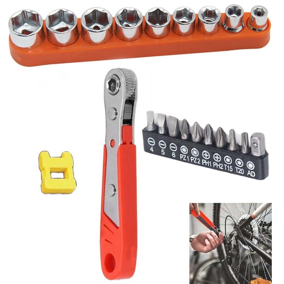 Magnetizer Toolkit Ratchet Screwdriver Convertible Heads Magnetic ...