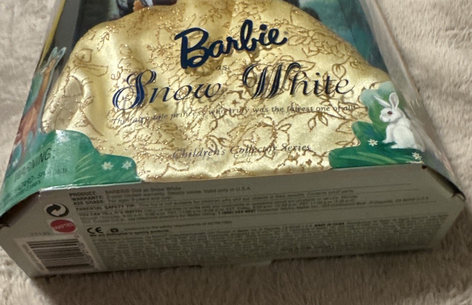 Barbie As Snow White Children's Collector Series Doll 1998 Mattel 21130 ...