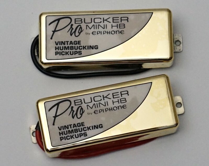 Epiphone Gold Mini Humbuckers ProBucker Pickups For LP SG From OEM | eBay