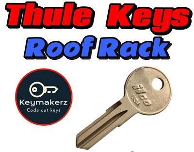 Thule Roof Rack Luggage Carrier Keys Replacement Key Cut to Your Code ...