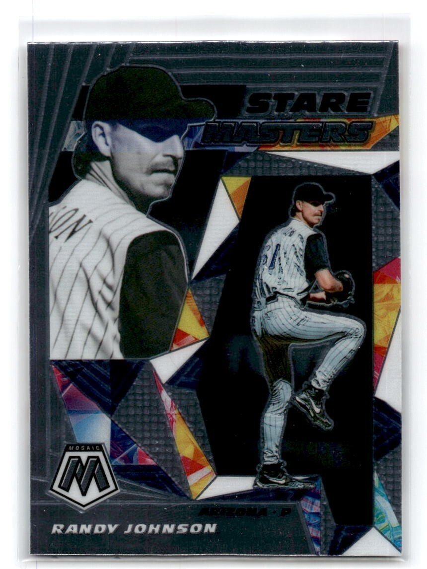 2021 Panini Mosaic Stare Masters Randy Johnson Arizona Diamondback # ...
